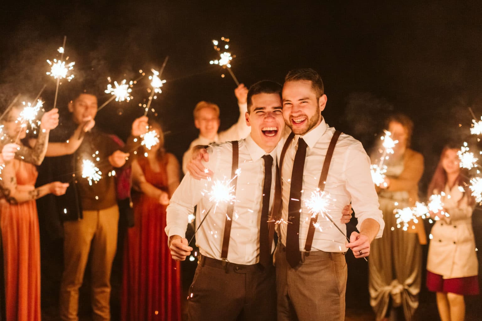 Autumn Sunset Wedding at Myer’s Point in Sewanee - OkCrowe Photography