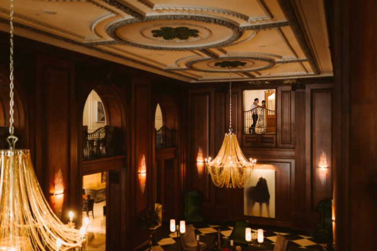 A Timeless Engagement Session at the Read House - OkCrowe Photography