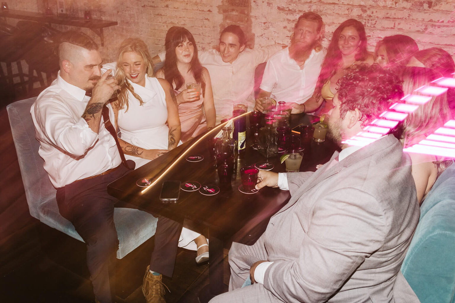 A Fun and Funky Wedding Reception at the Boneyard - OkCrowe Photography