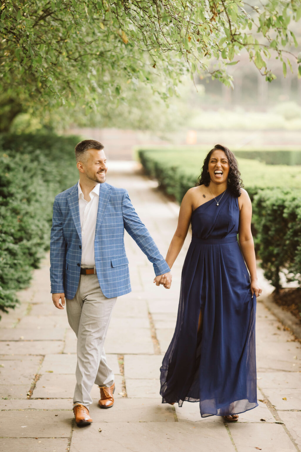 A Picturesque Romantic Garden Engagement at the Central Park Conservatory Gardens - OkCrowe ...